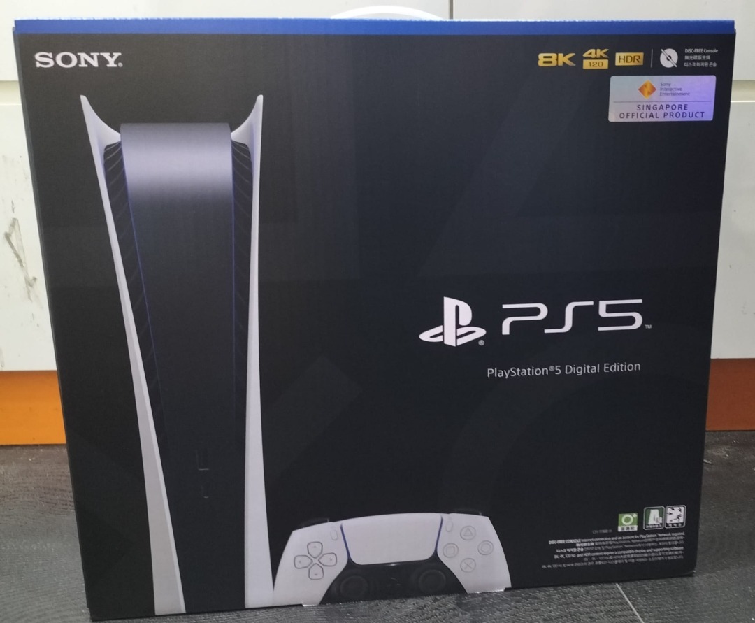 Brand New Sony PS5 Digital Set and PS5 Digital with 2 controller Bundle ...