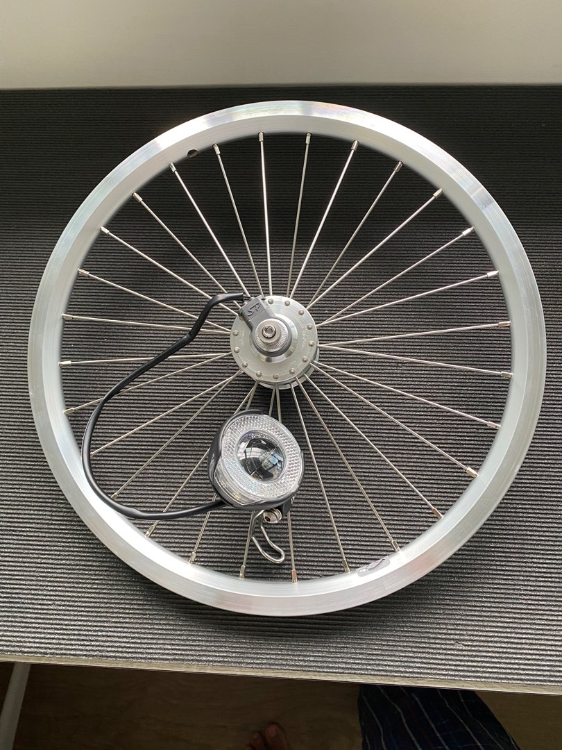 Brompton front wheel-set, fenders & rack, Sports Equipment, Bicycles ...