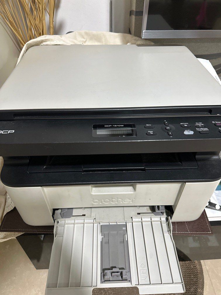 Brother DCP 1610W Printer Scanner Wifi Wireless Mono Laser, Computers ...