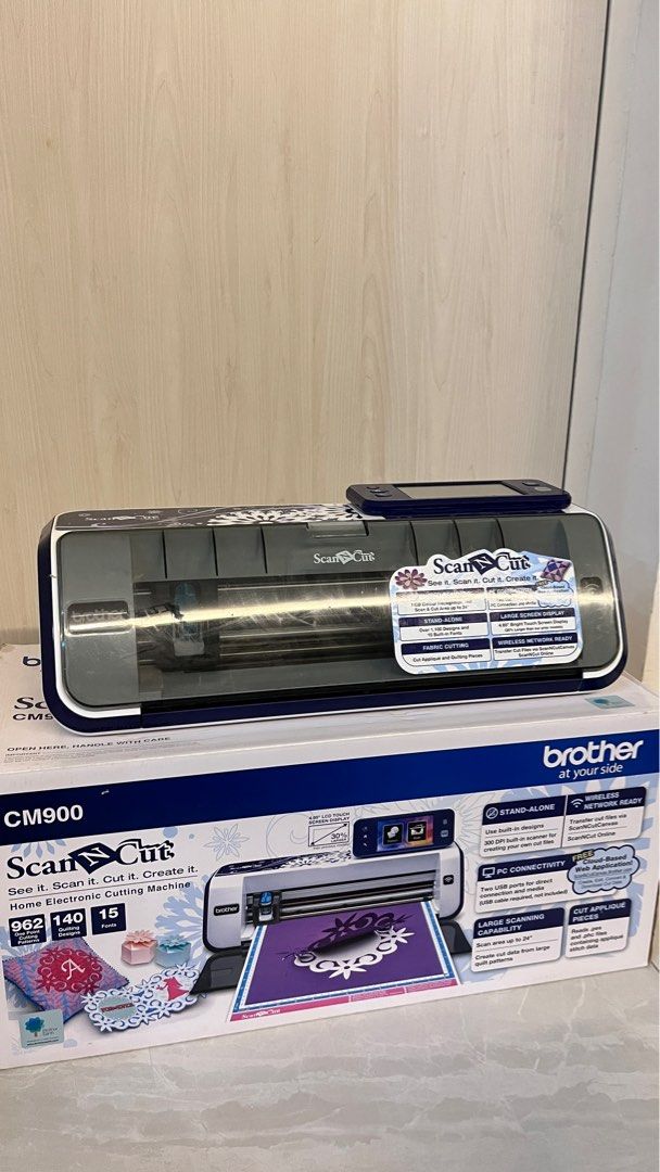 Brother ScanNCut CM900, Hobbies & Toys, Stationery & Craft, Craft ...