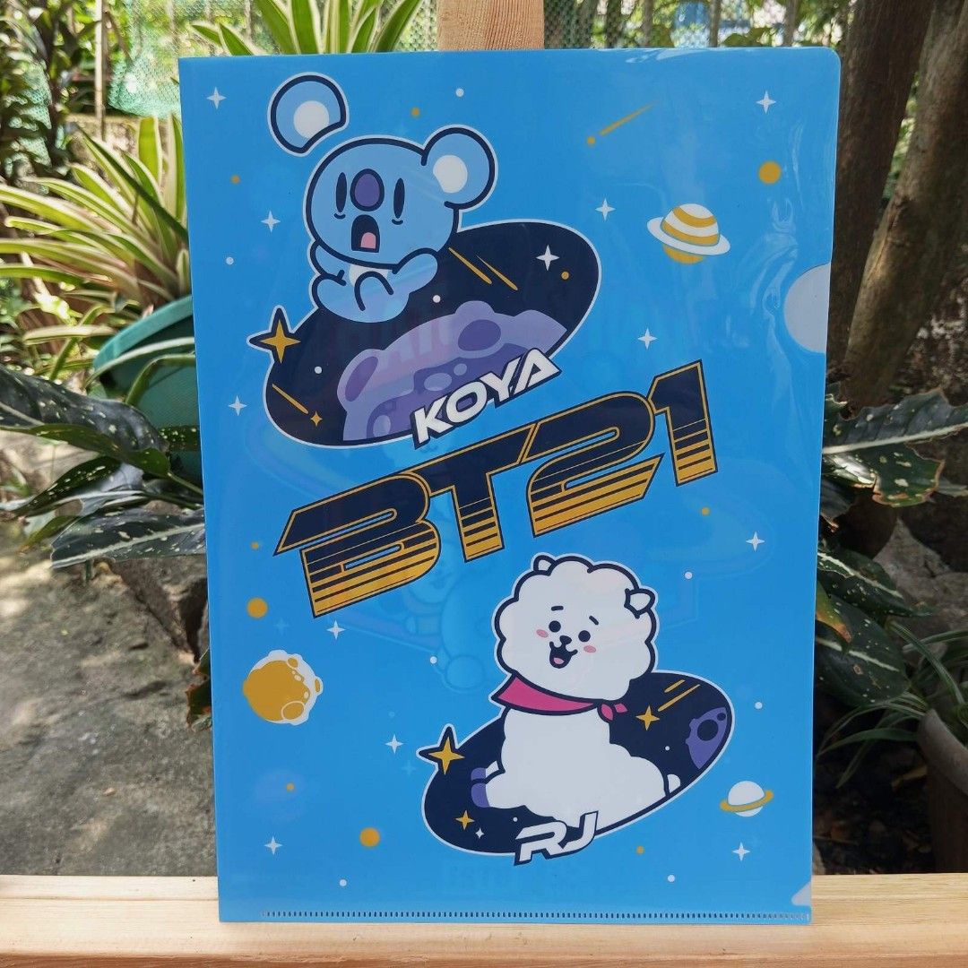 BT21 Universtar Plastic Folder, Hobbies & Toys, Stationary & Craft ...