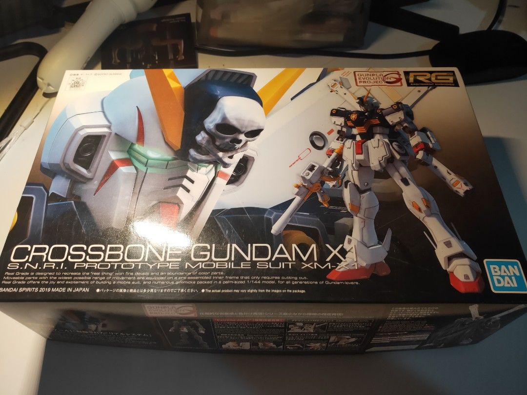 Built RG Crossbone gundam, built gunpla, Hobbies & Toys, Toys & Games ...