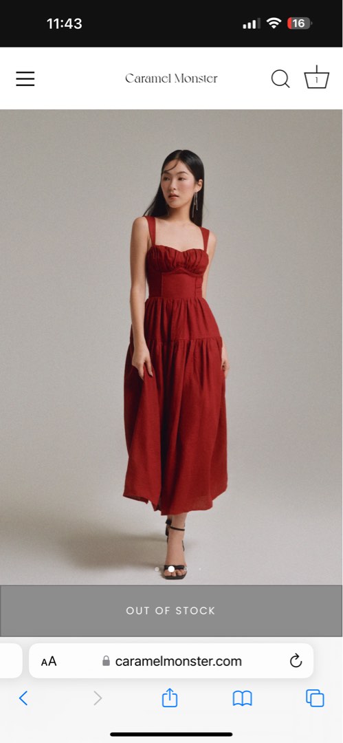 Caramel Monster Harvey, Women's Fashion, Dresses & Sets, Dresses on ...