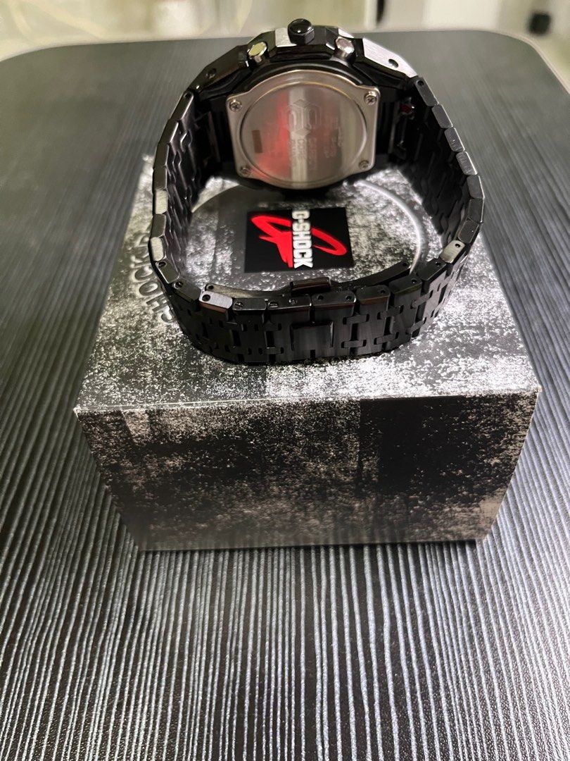 Casio G- Shock Custom Royal Oak (Casio Oak) GA- 2100 - 1A, Black dial ...