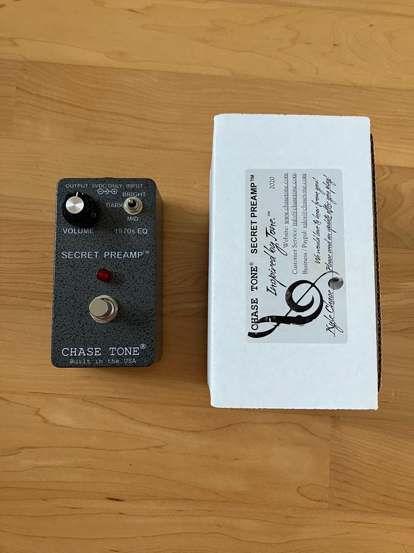 Chase Tone Secret Preamp Pedal, Hobbies & Toys, Music & Media, Music ...
