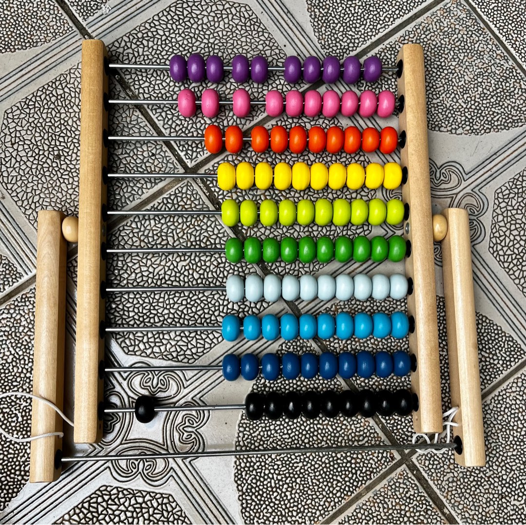 Children’s multi colored abacus, Babies & Kids, Baby Nursery & Kids ...