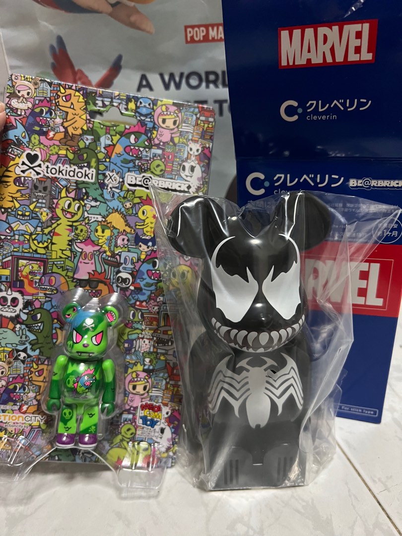 Cleverin Rare/secret Venom bearbrick , Hobbies & Toys, Toys & Games on ...