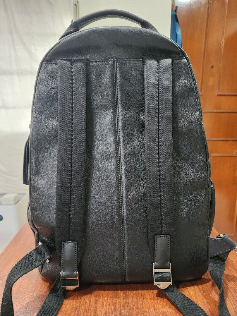 COACH leather backpack with laptop compartment., Men's Fashion, Bags ...