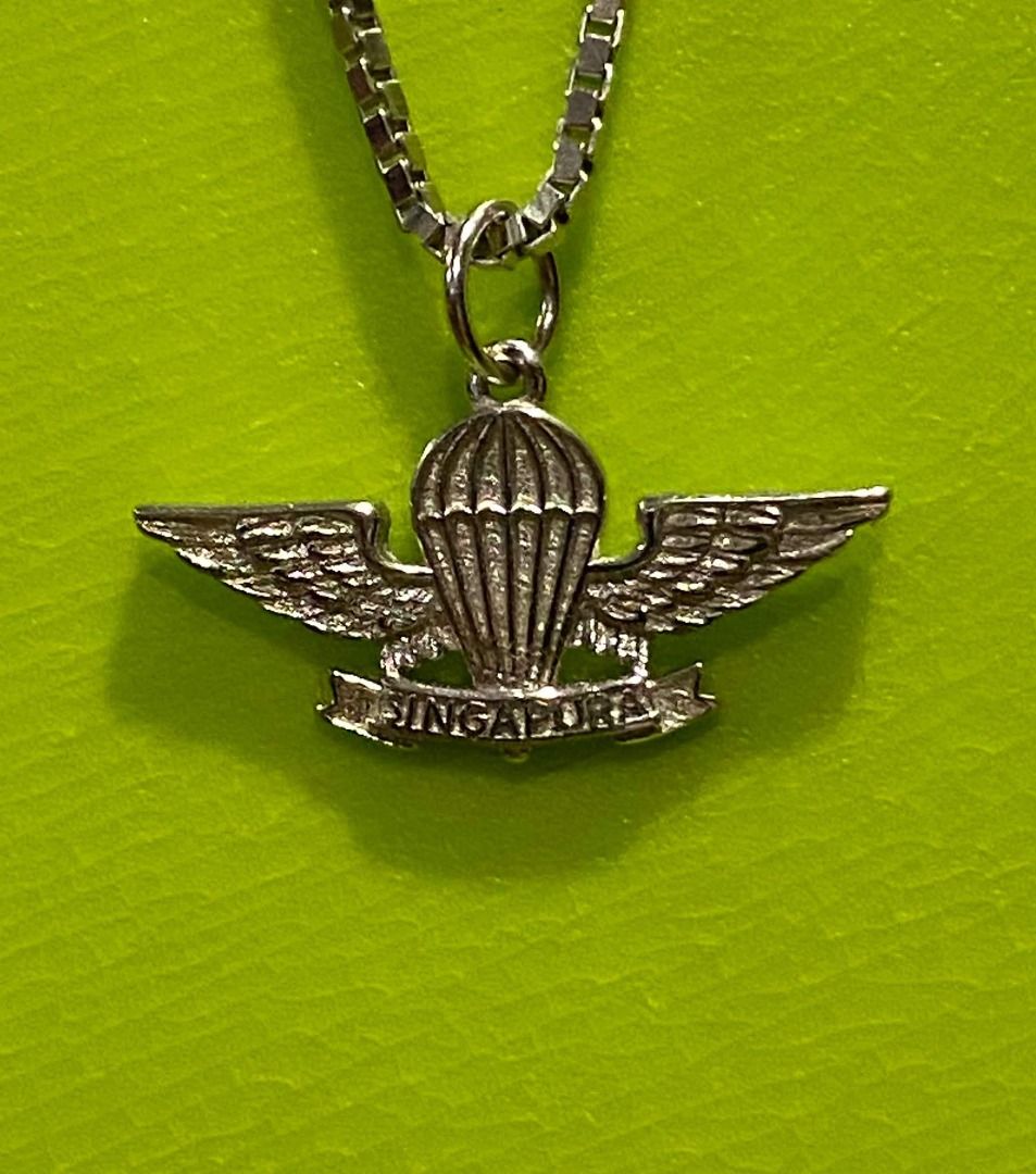 Commando Airborne Wing Pendant 916 Solid Gold and Silver, Hobbies ...