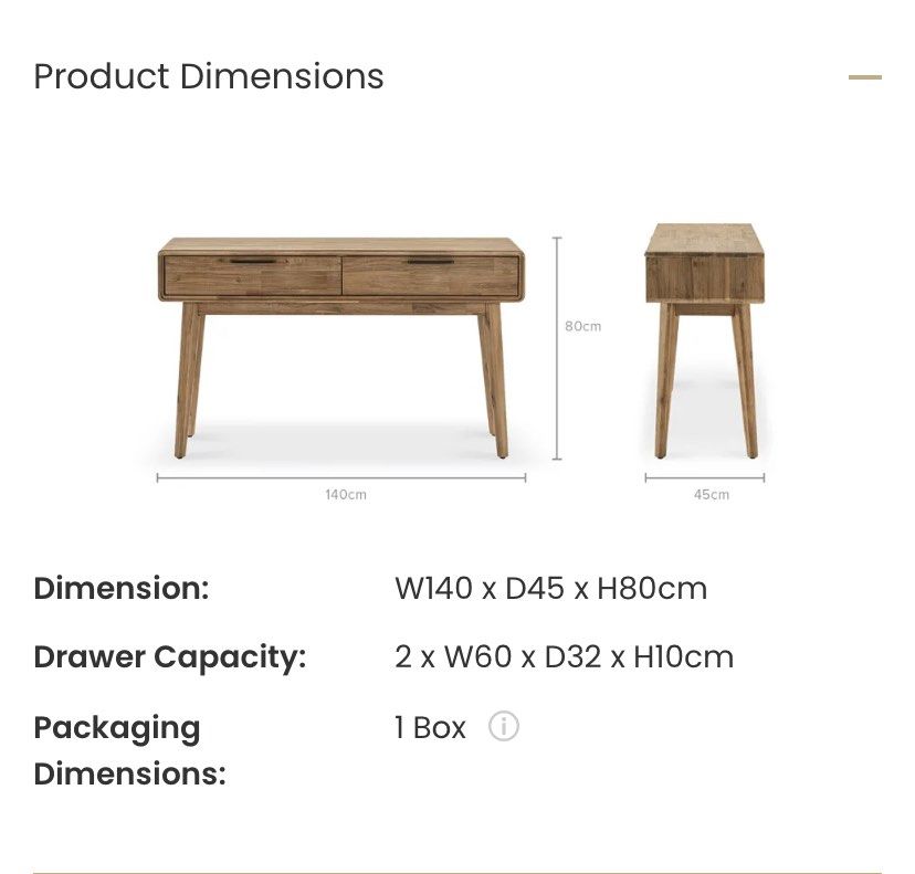 Castlery Console table for entrance way , Furniture & Home Living ...