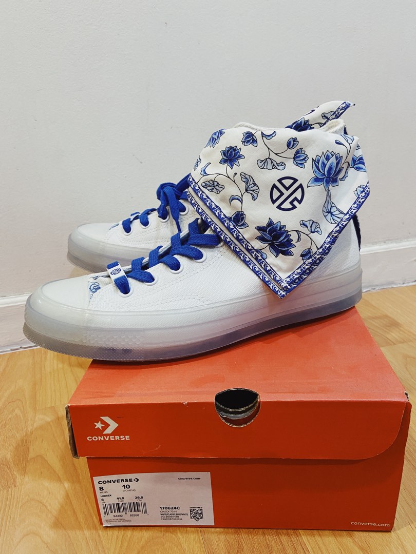 Converse chuck 70 high x Lay zhang, Men's Fashion, Footwear, Sneakers ...