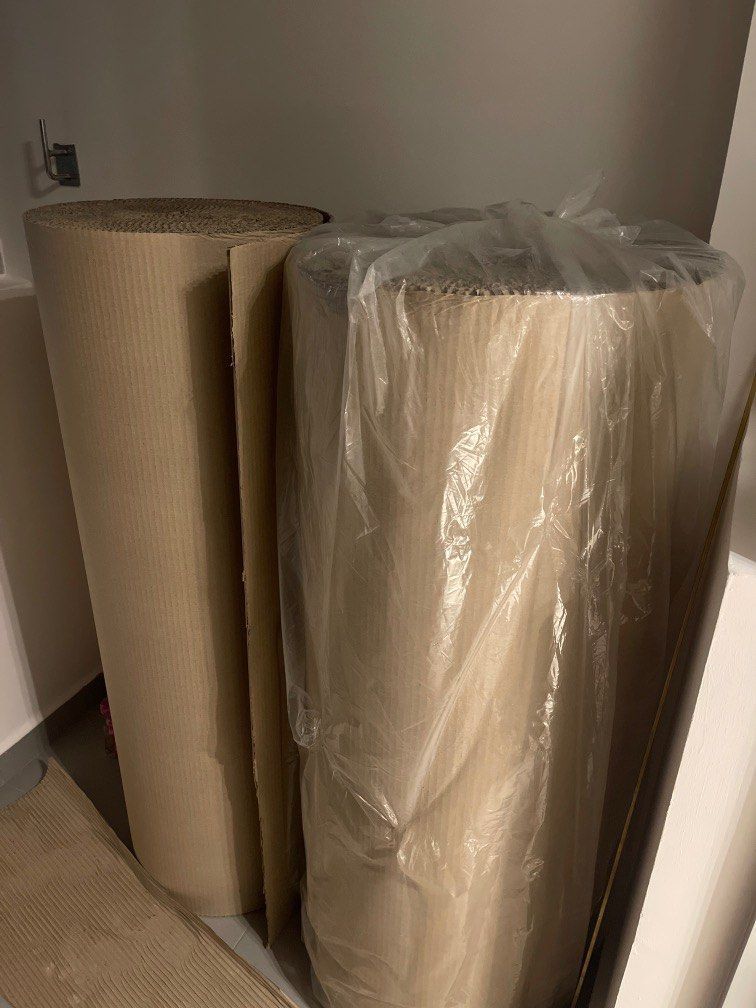 Corrugated cupboard paper roll, Everything Else on Carousell