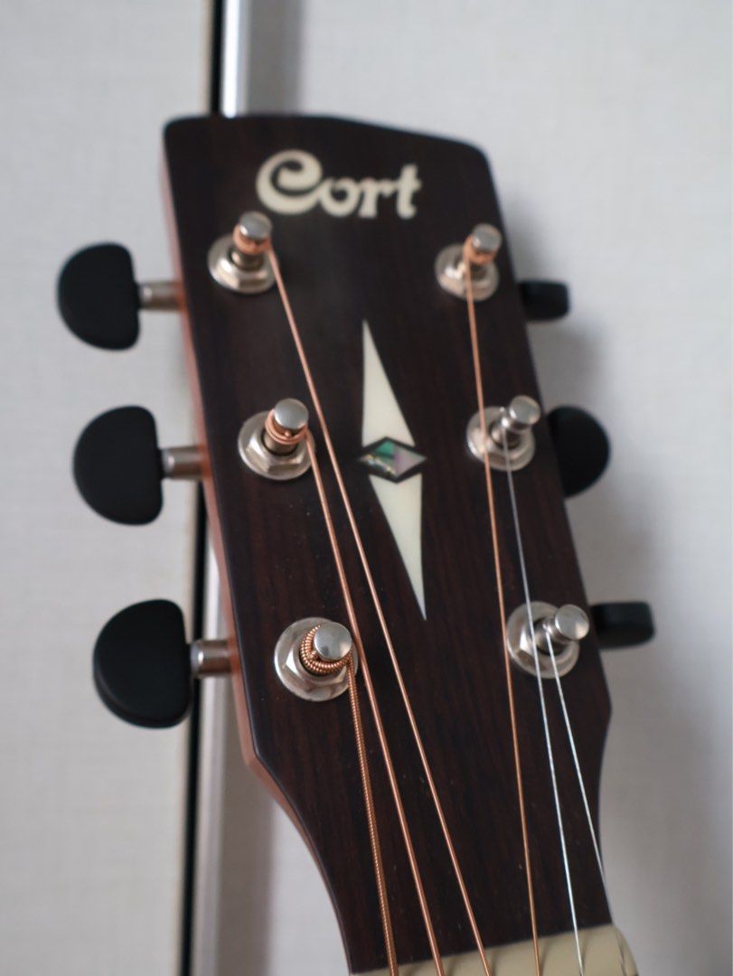 Cort L450C-NS Acoustic Guitar, Natural Satin, Hobbies & Toys, Music ...