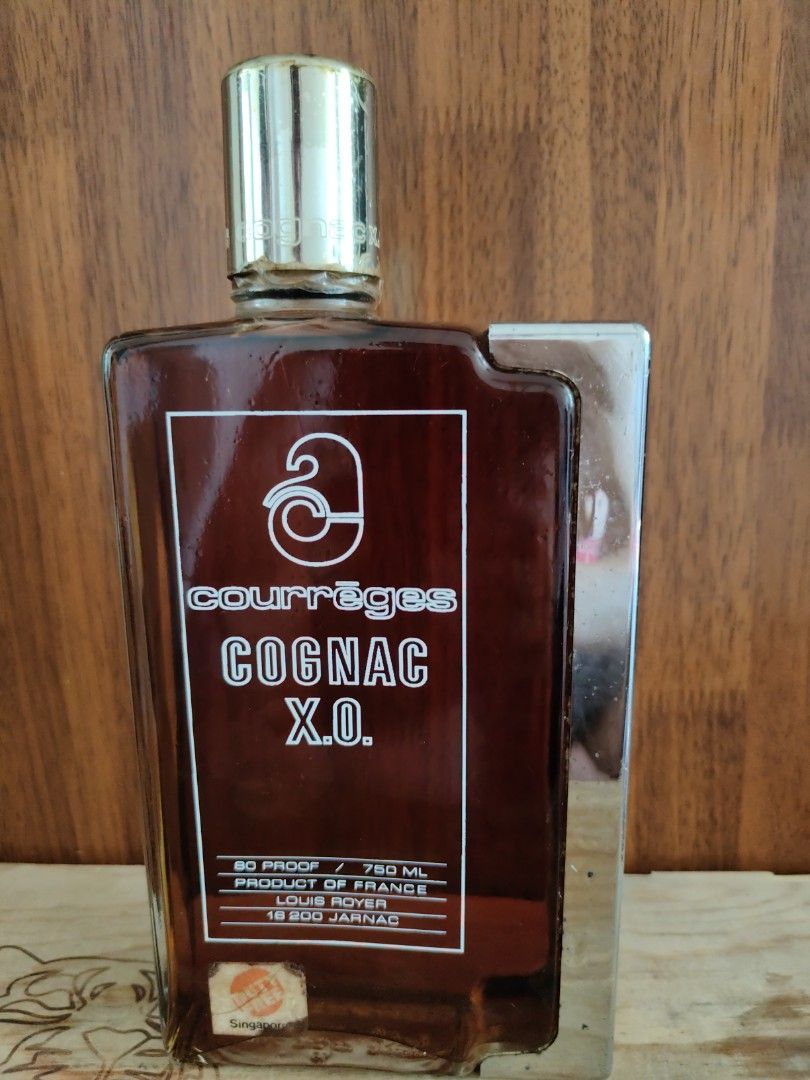 COURREGES COGNAC XO 750ML, Food & Drinks, Alcoholic Beverages on Carousell
