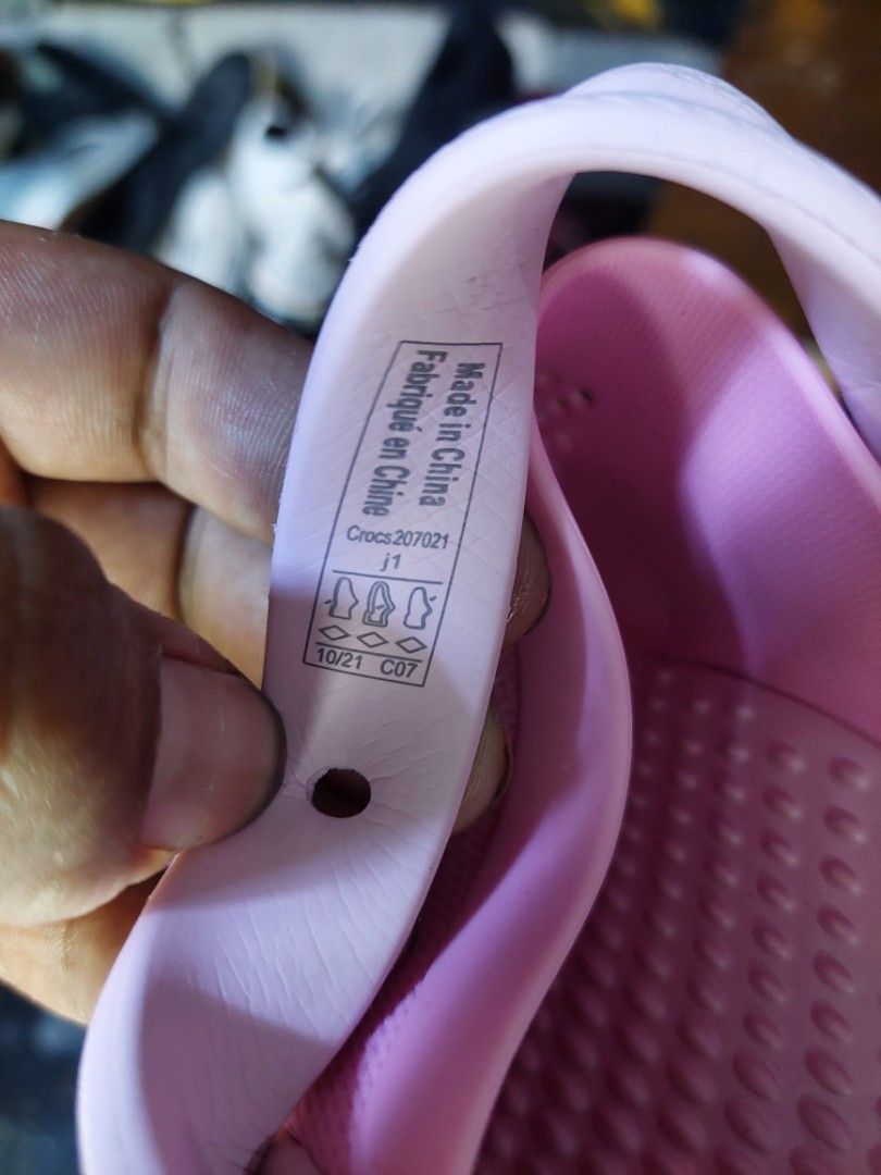 CROCS KIDS LITERIDER 360 CLOG PINK SIZE J1, 20cm, Women's Fashion, Footwear, Slippers and slides ...