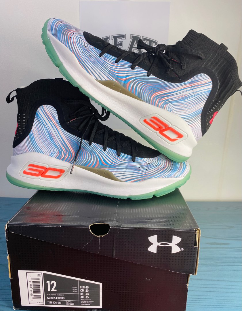 Curry 4 Retro More Magic, Men's Fashion, Footwear, Sneakers on Carousell