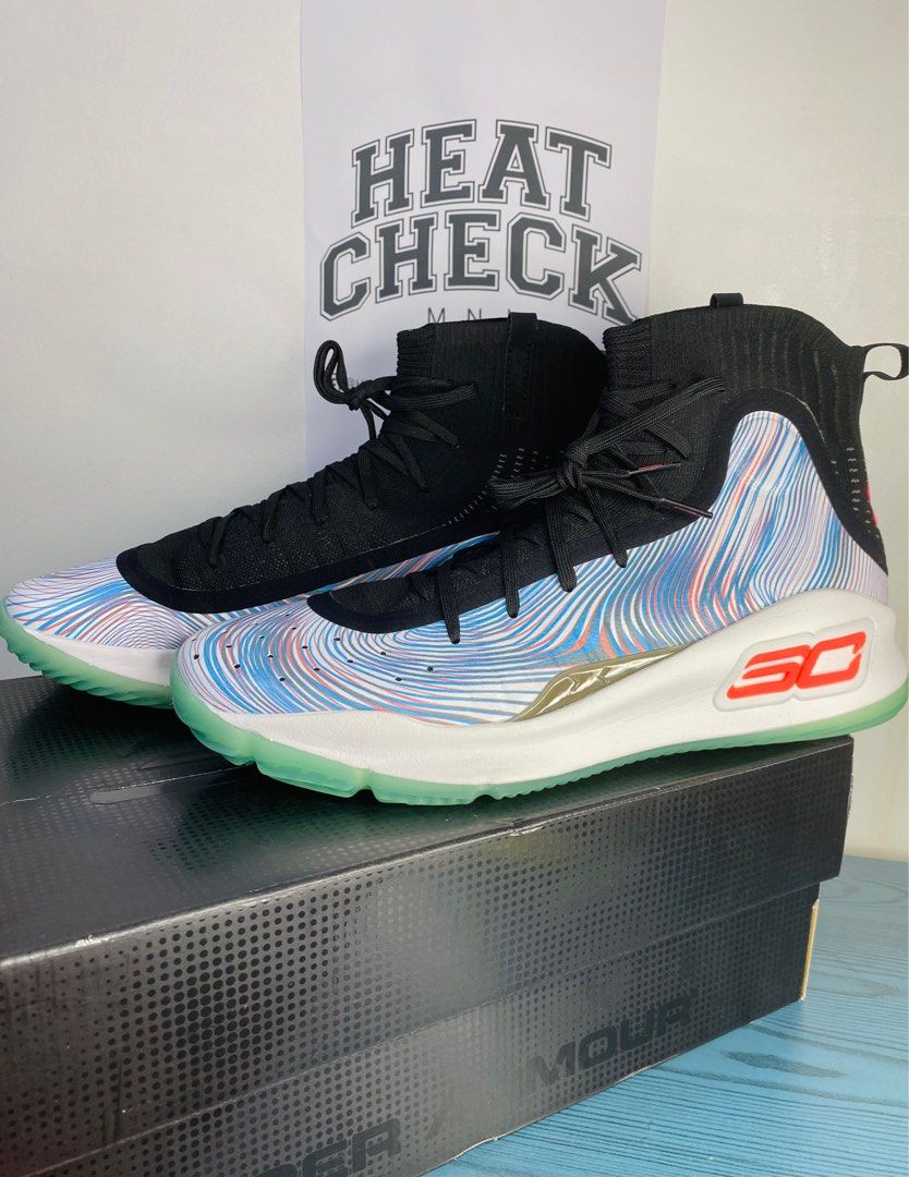 Curry 4 Retro More Magic, Men's Fashion, Footwear, Sneakers on Carousell