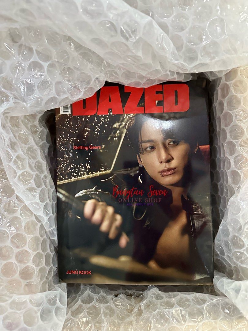 Dazed Jungkook on hand, Hobbies & Toys, Memorabilia & Collectibles, K-Wave on Carousell