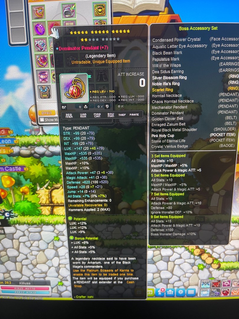 DB luck items, Video Gaming, Video Games, Others on Carousell