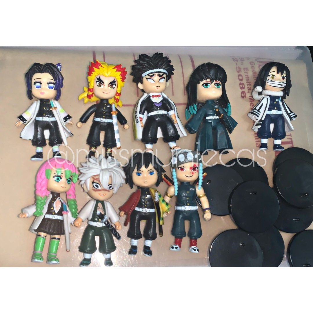 Demon Slayer 9 Hashiras Mini Action Figure, Hobbies & Toys, Memorabilia ...
