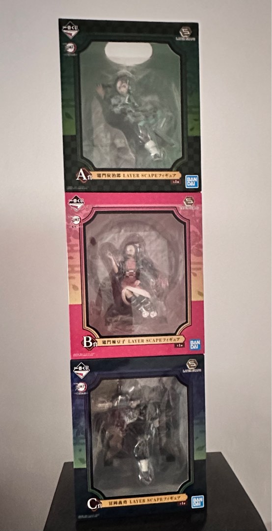 Demon Slayer Layerscape Prize ABC Tanjiro Nezuko Giyu, Hobbies & Toys ...