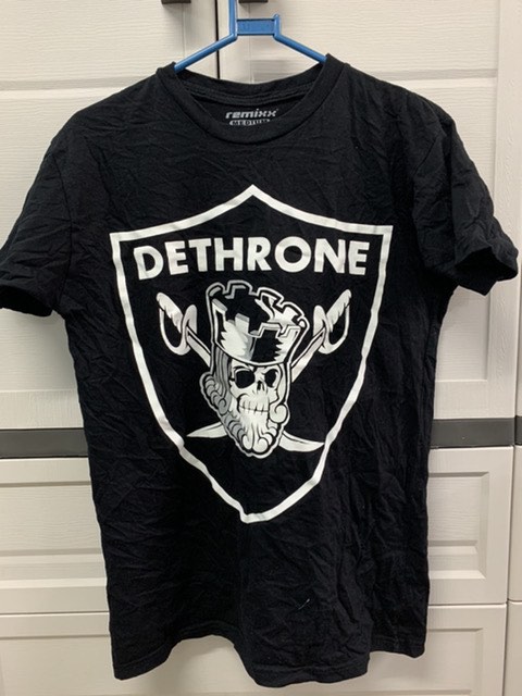 DETHRONE shirt, Men's Fashion, Tops & Sets, Tshirts & Polo Shirts on ...