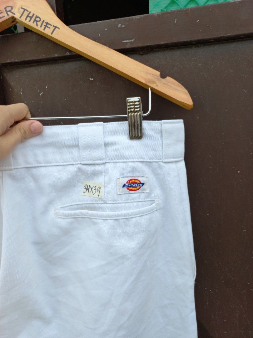 DICKIES 874 Original Fit White, Men's Fashion, Bottoms, Trousers on ...