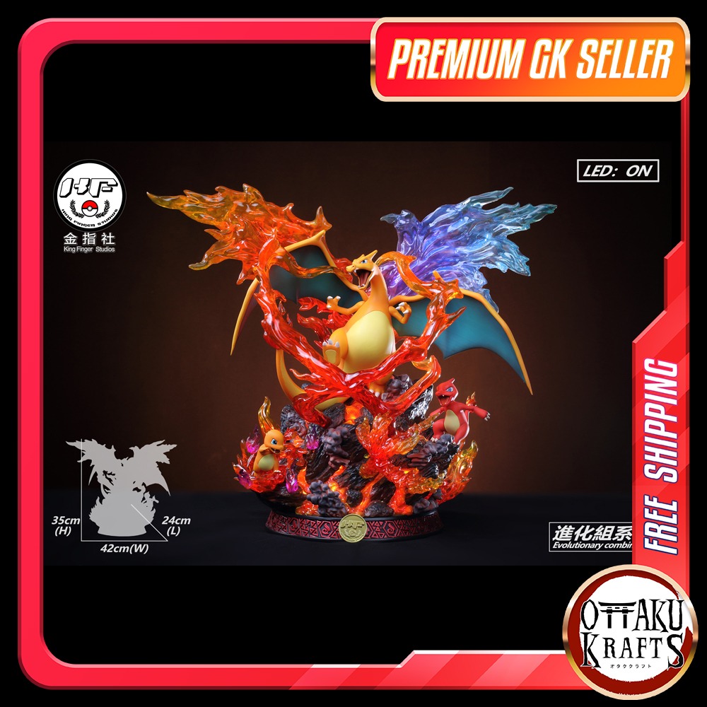 Digimon | Charizard | KingFinger Studio | 【FREE Shipping - PO】GK Figurine | GK Figure | GK ...
