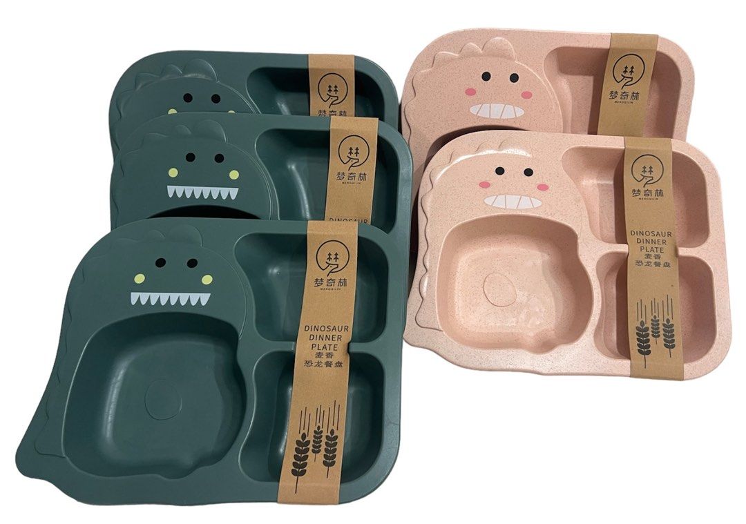Dinosaur Plates, Babies & Kids, Nursing & Feeding, Weaning & Toddler ...