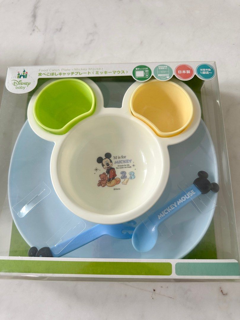 Disney Baby Food Catch Plate (Mickey Mouse), Babies & Kids, Nursing ...