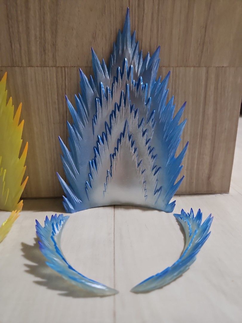 Dragonball dragon ball shf shfiguarts aura effect yellow and blue ...