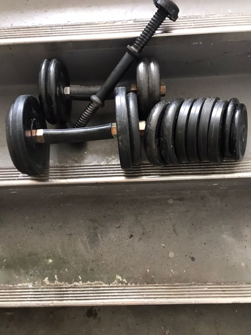 Dumbbell Set, Sports Equipment, Exercise & Fitness, Weights & Dumbbells ...