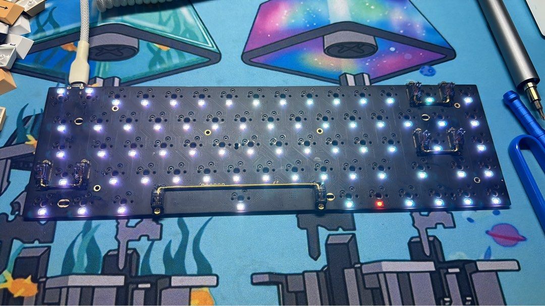 DZ65 v3 RGB PCB keyboard pcb 65%, Computers & Tech, Parts & Accessories ...