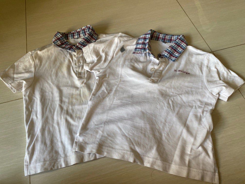 E-bridge school uniform (size 4-5), Men's Fashion, Tops & Sets, Tshirts ...