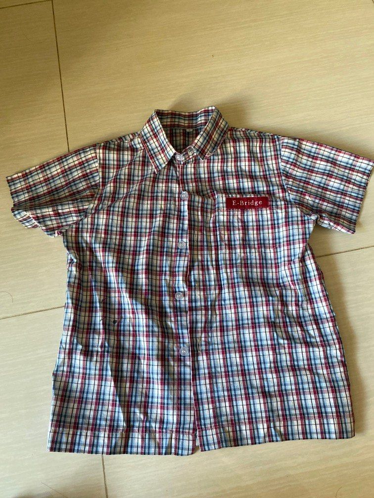 E-bridge school uniform (size 4-5), Men's Fashion, Tops & Sets, Tshirts ...