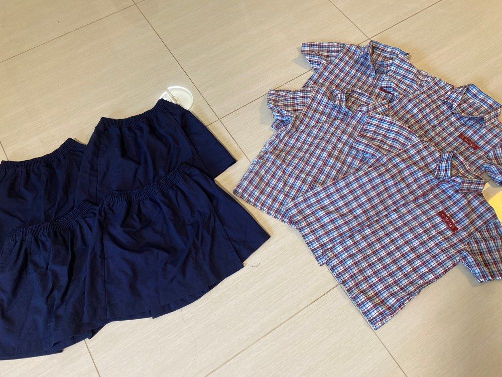 E-bridge school uniform size 4-5, Babies & Kids, Babies & Kids Fashion ...