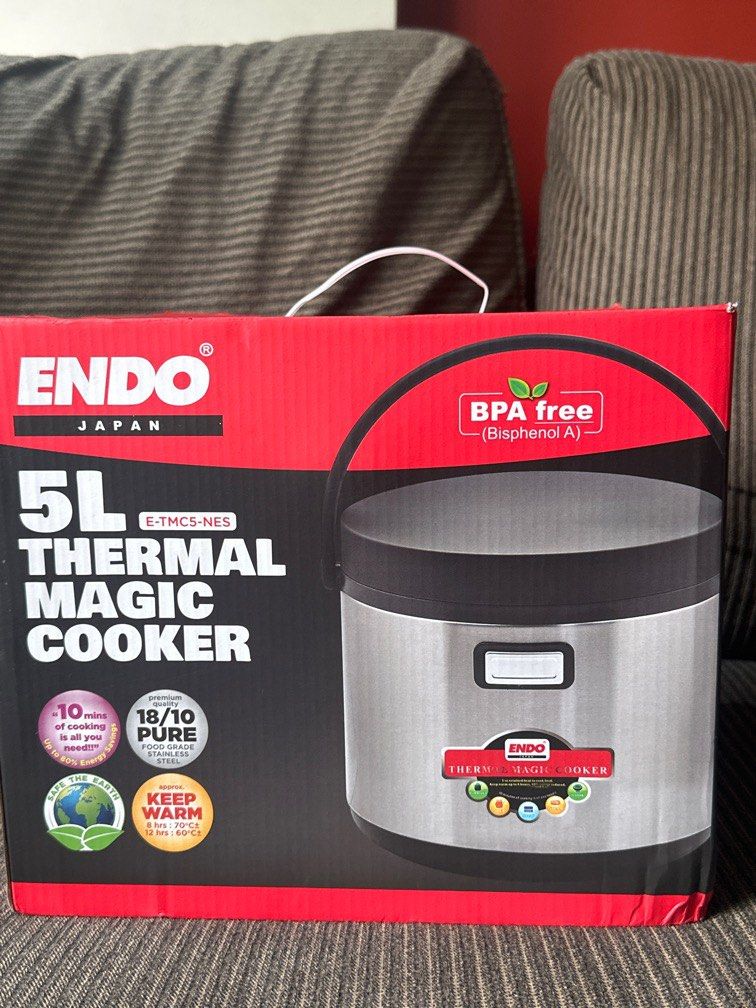 Endo Thermal Magic Cooker 5L, TV & Home Appliances, Kitchen Appliances ...