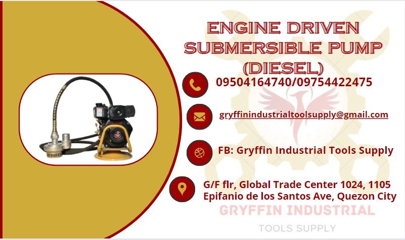 ENGINE DRIVEN SUBMERSIBLE PUMP (DIESEL), Commercial & Industrial ...