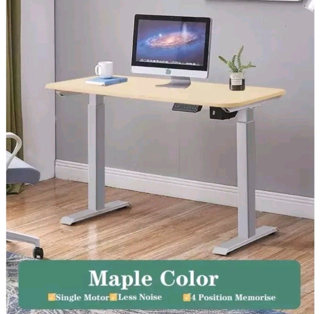 Ergoseat Height Adjustable Study Table, Furniture & Home Living ...