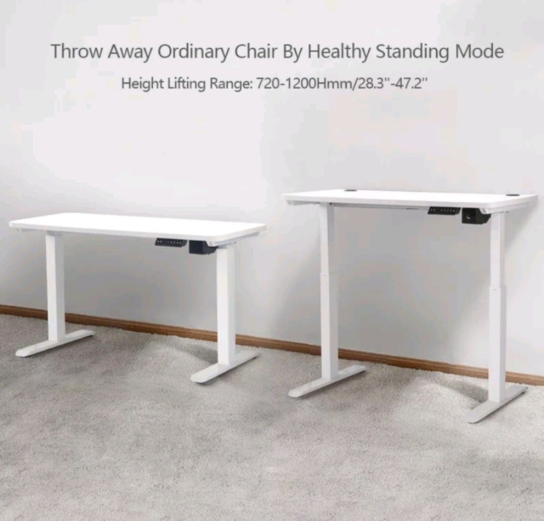 Ergoseat Height Adjustable Study Table, Furniture & Home Living ...