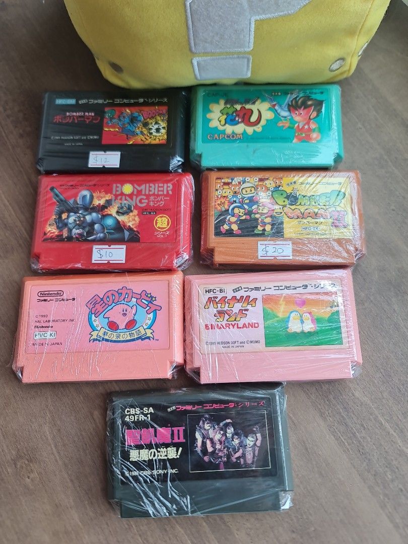 Famicom games nintendo, Video Gaming, Video Games, Nintendo on Carousell
