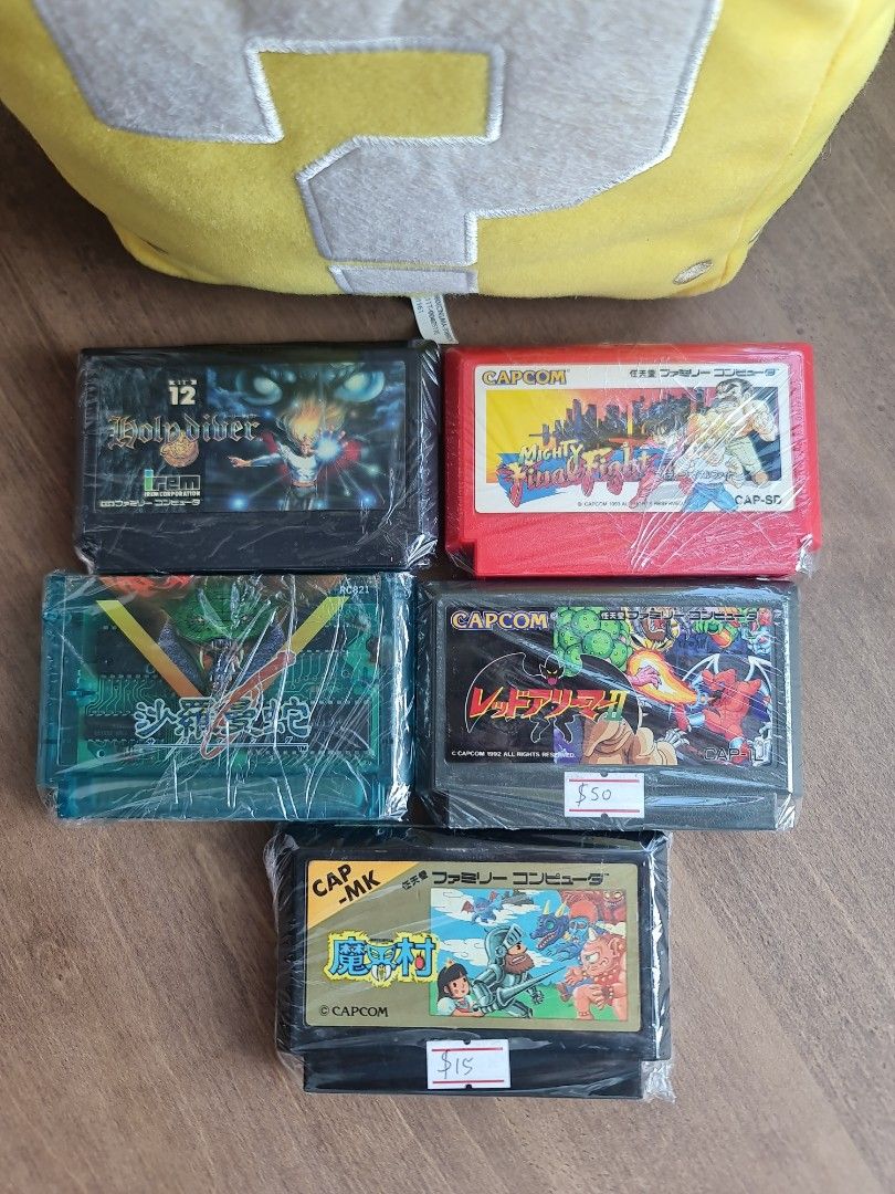 Famicom games nintendo, Video Gaming, Video Games, Nintendo on Carousell