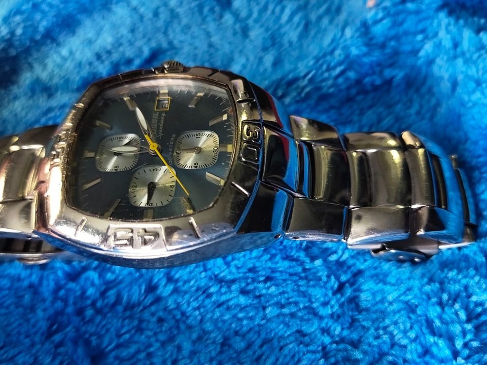 Fossil Speedway Stainless Steel Men's Watch Quartz Chronograph Japan ...