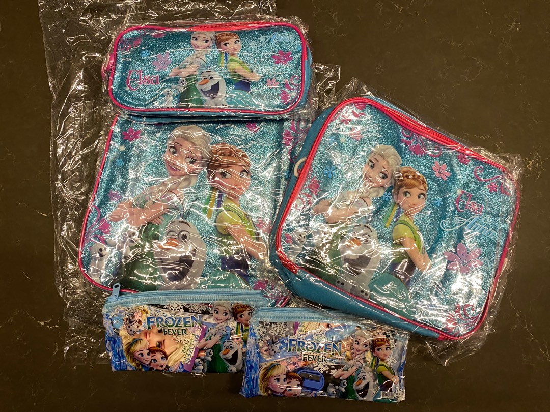 Frozen bags set, Babies & Kids, Babies & Kids Fashion on Carousell