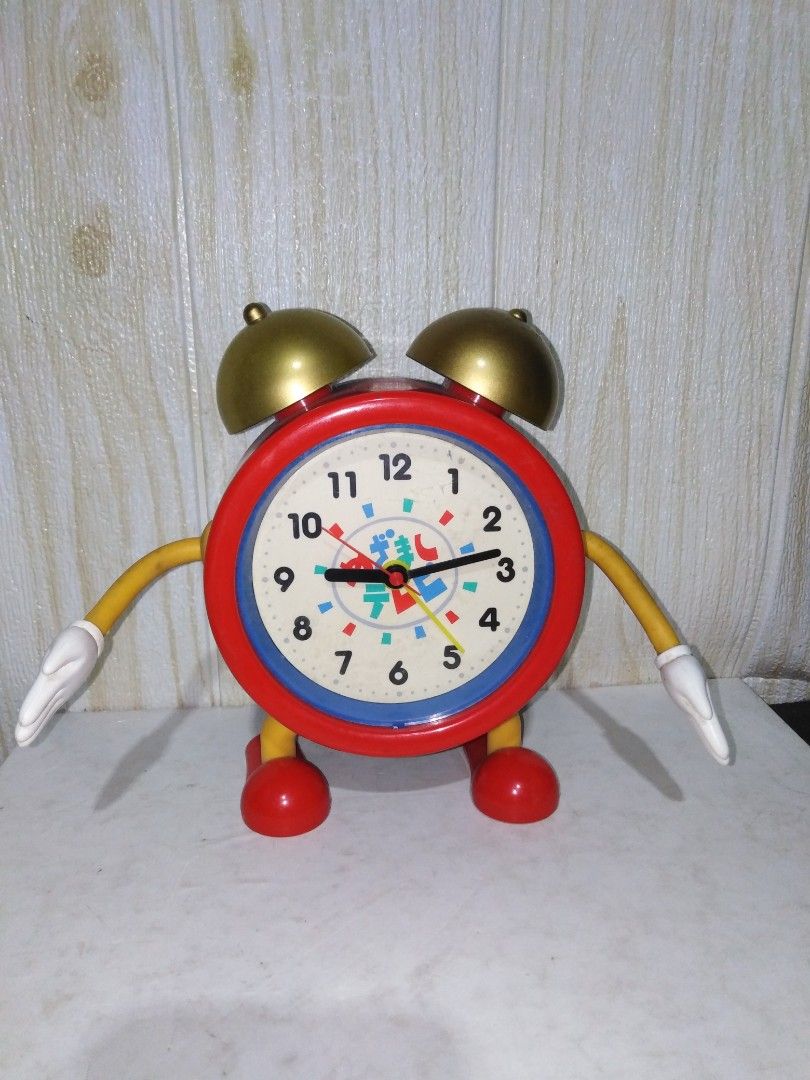Fuji TV Mezamashi TV Mezamashi-kun Clock Faceless, Furniture & Home ...