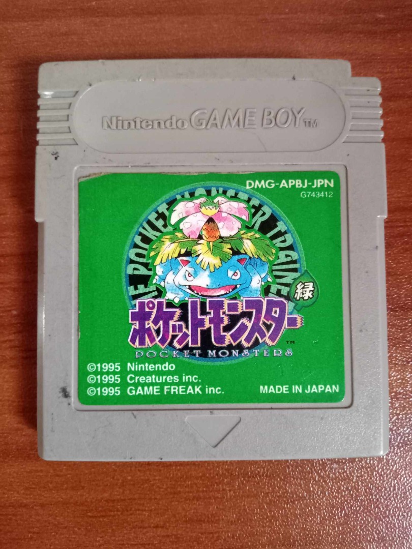 Gameboy Pokemon Green, Video Gaming, Video Games, Nintendo on Carousell