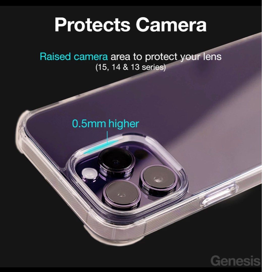 Genesis iPhone 14 Pro Max Clear Casing, Mobile Phones & Gadgets, Mobile ...