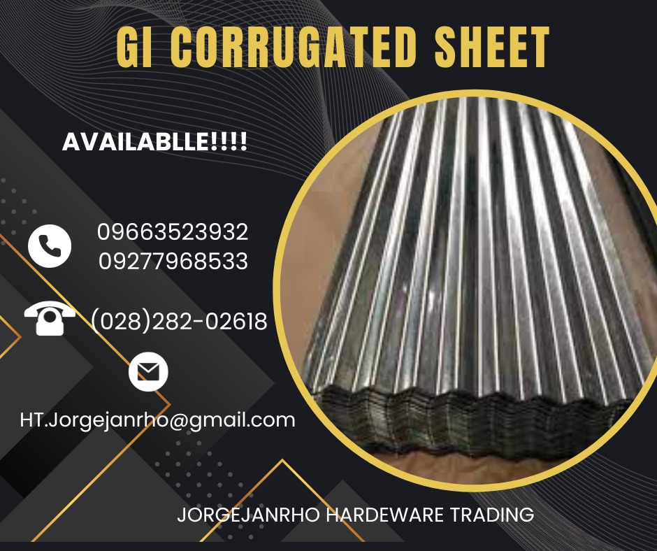 GI CORRUGATED SHEET, Commercial & Industrial, Construction & Building ...