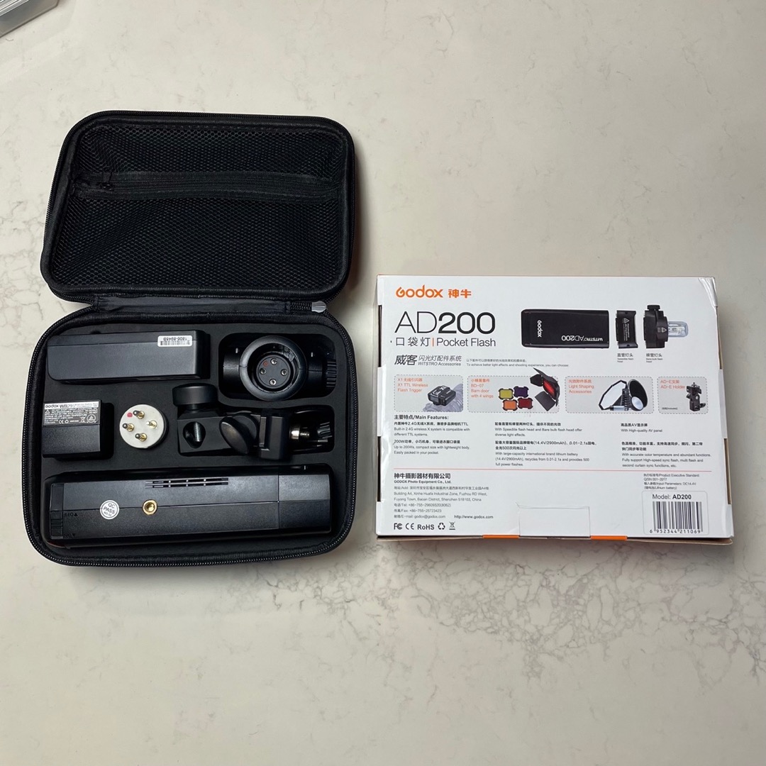 Godox AD200 TTL Pocket Flash Kit, Photography, Photography Accessories ...