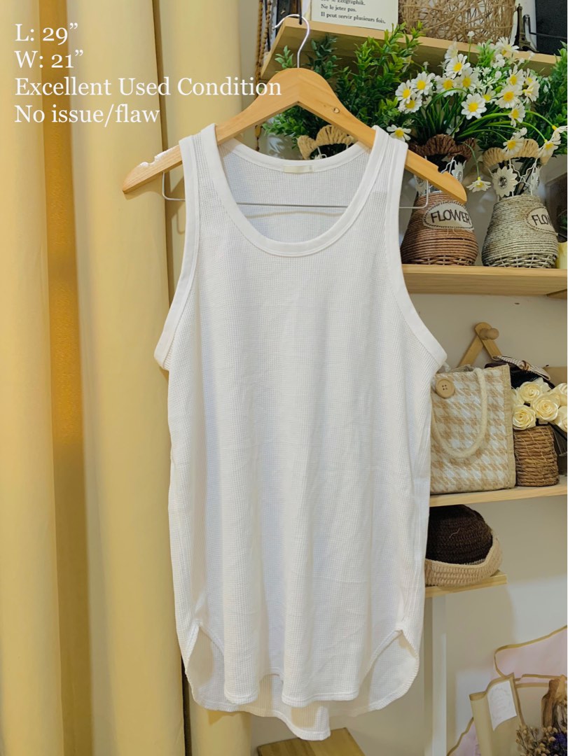 GU by UNIQLO Waffle Sando for Men, Men's Fashion, Tops & Sets, Tshirts ...